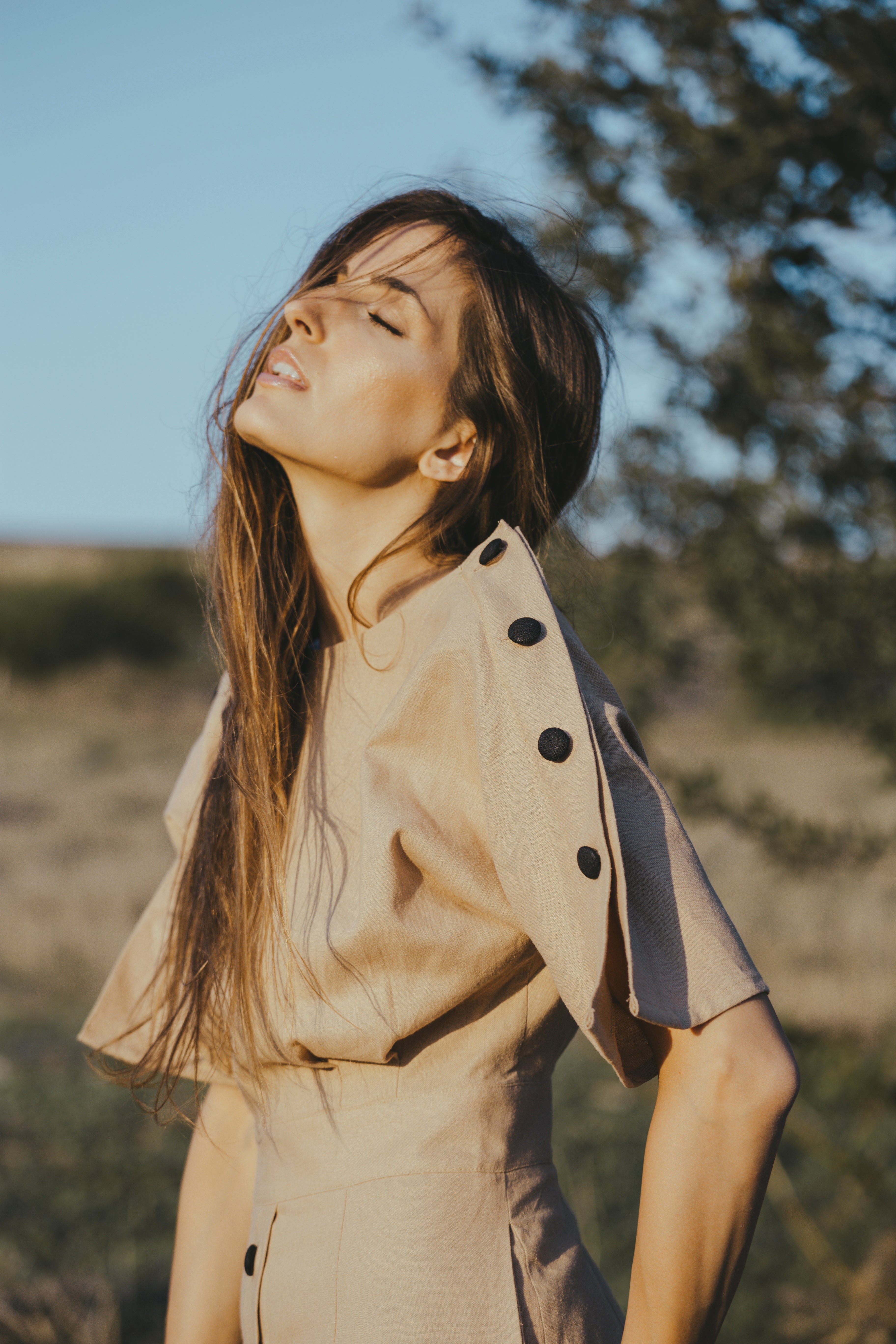 Linen dress – Popella